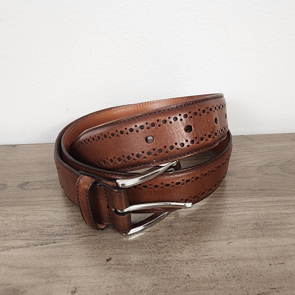 Allen Edmonds | Accessories | Allen Edmonds Made In Usa Brown Leather ...